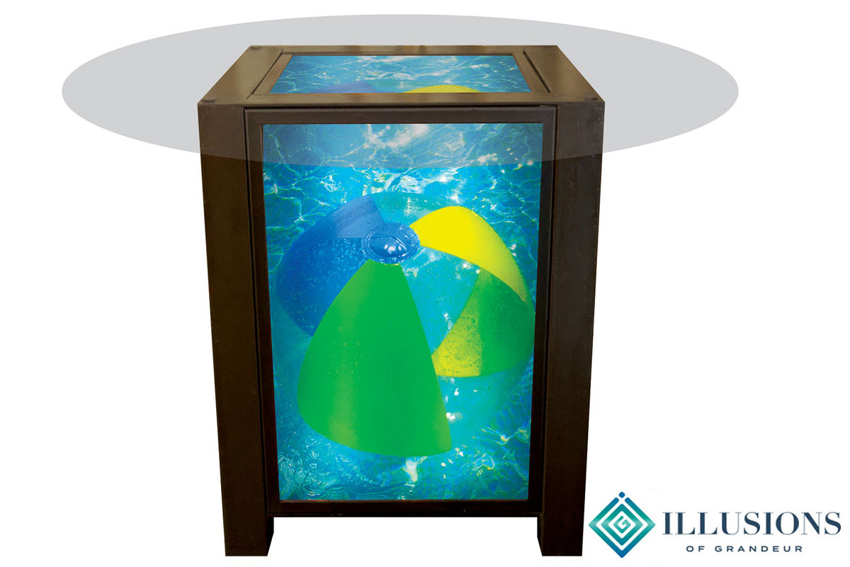 Light-Box Tall Dining Tables - Illusions of Grandeur II, Inc.