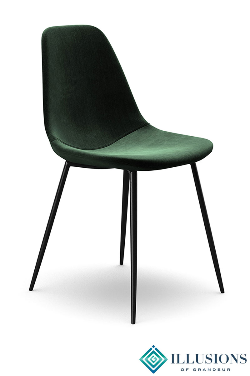 Green Velvet Dining Chairs | Illusions of Grandeur II, Inc.